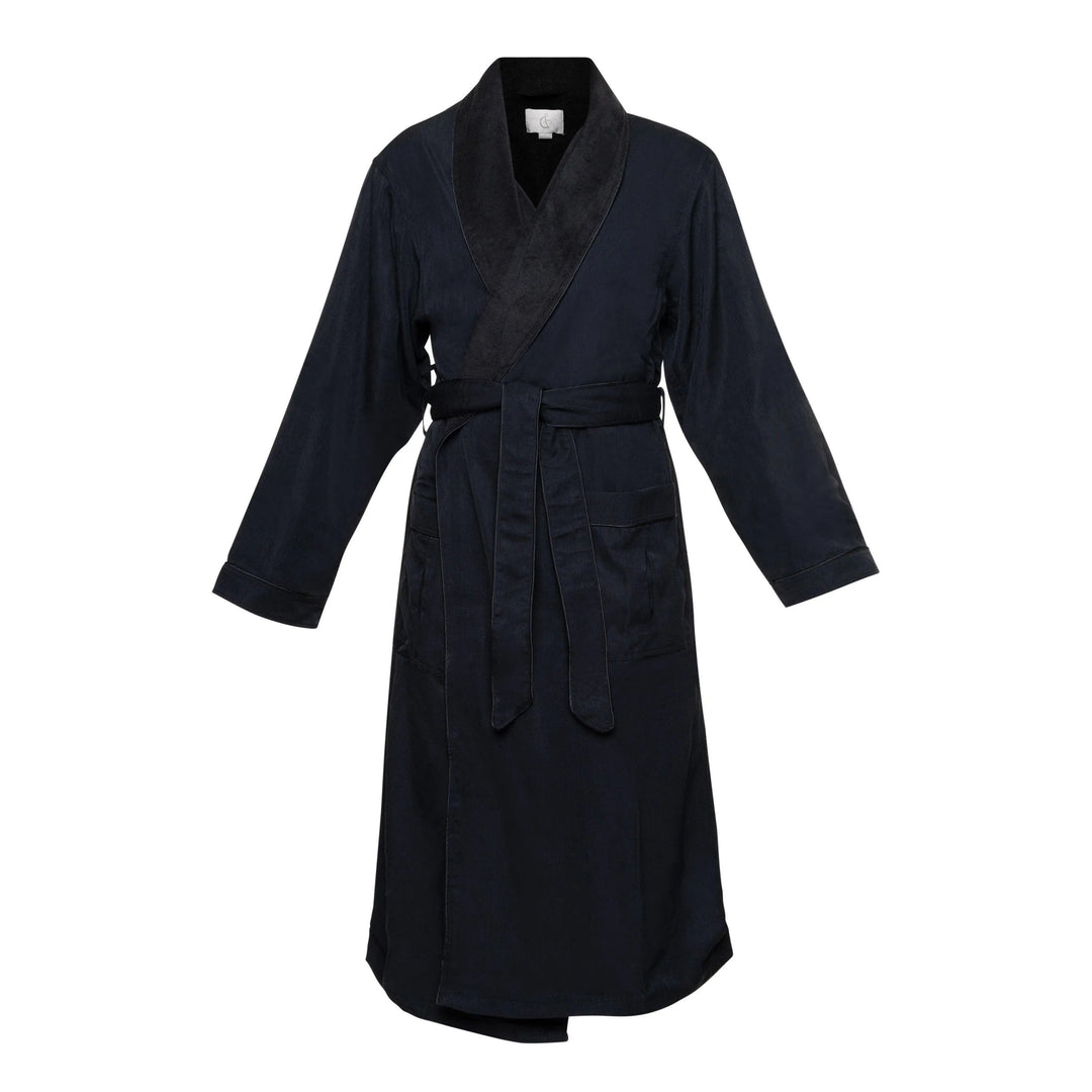 Brushed Microfiber Robe with Terry Lining - Chadsworth & Haig